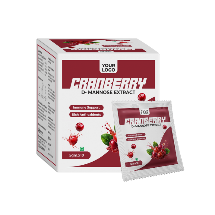 Cranberry + D- Mannose Extract Sachet Private Label Manufacturer ...