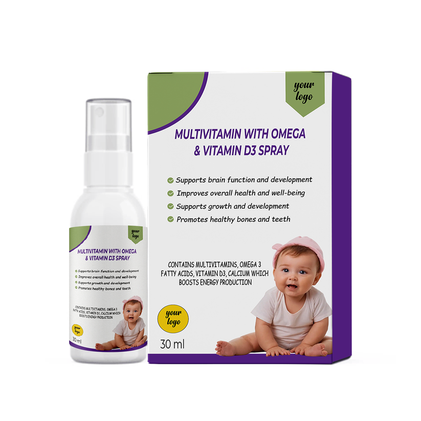 Multivitamin With Omega And Vitamin D3 Spray – Bioxent